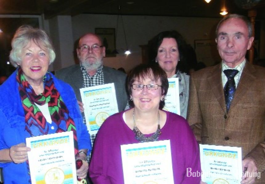 Zahlreiche Ehrungen zum Jahresabschluss | Babenhäuser Zeitung