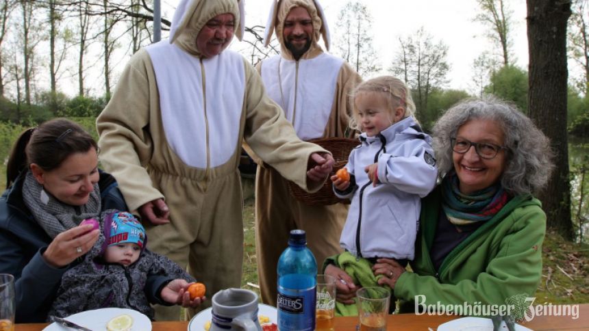 Leckeren Fisch und brave Osterhasen bei den Anglern am Erlensee ...