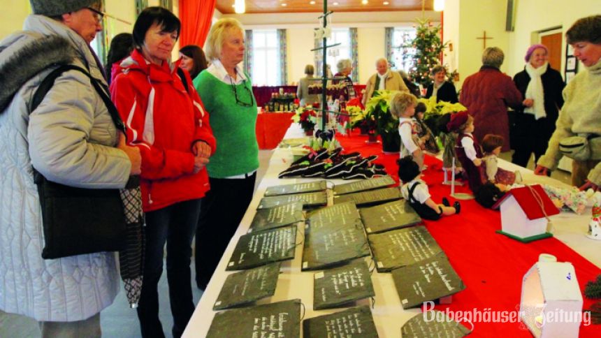 Adventsbasar im Erasmus-Alberus-Haus - Für einen guten Zweck ...